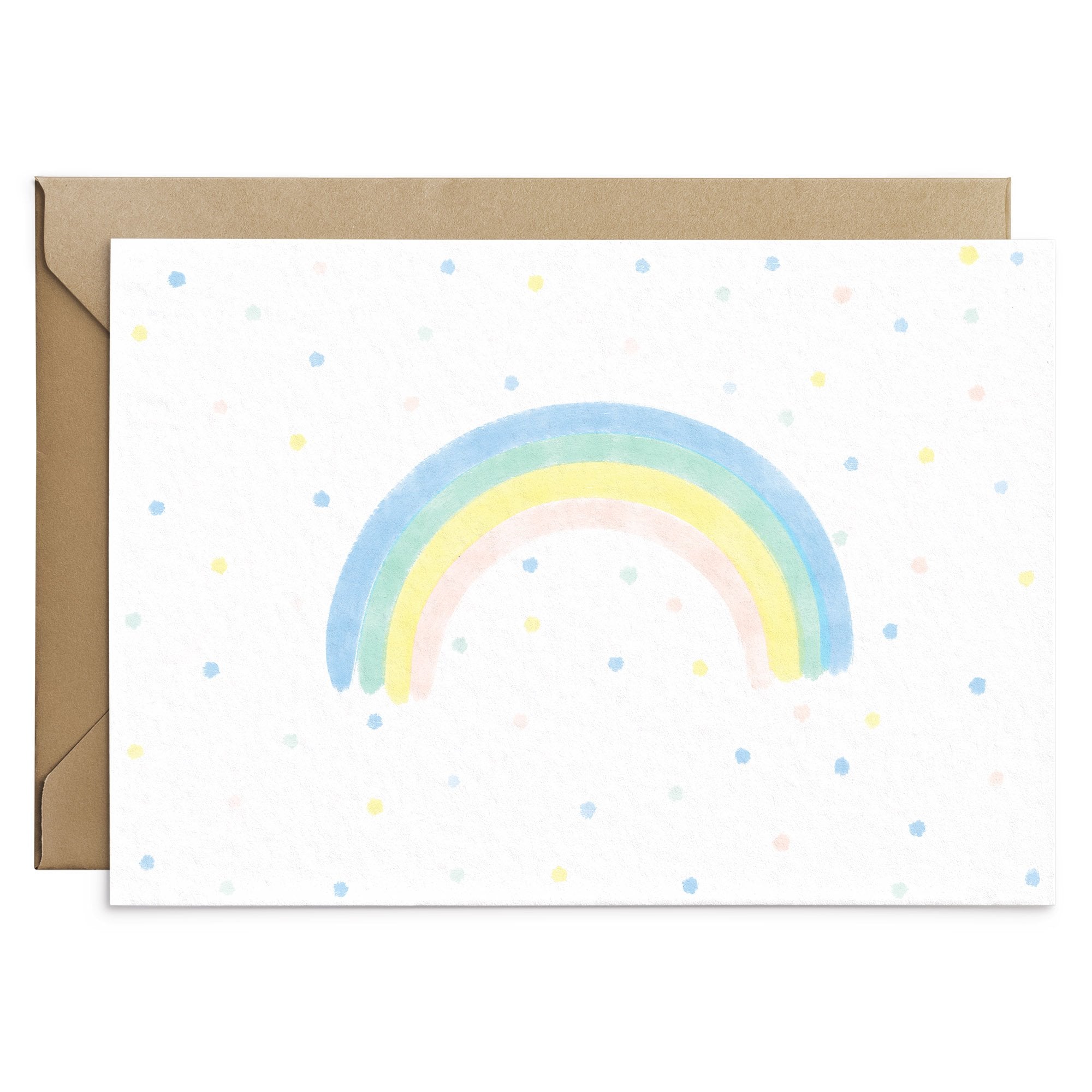 Pastel Rainbow Lockdown & Quarantine Greetings Card - Poppins & Co.