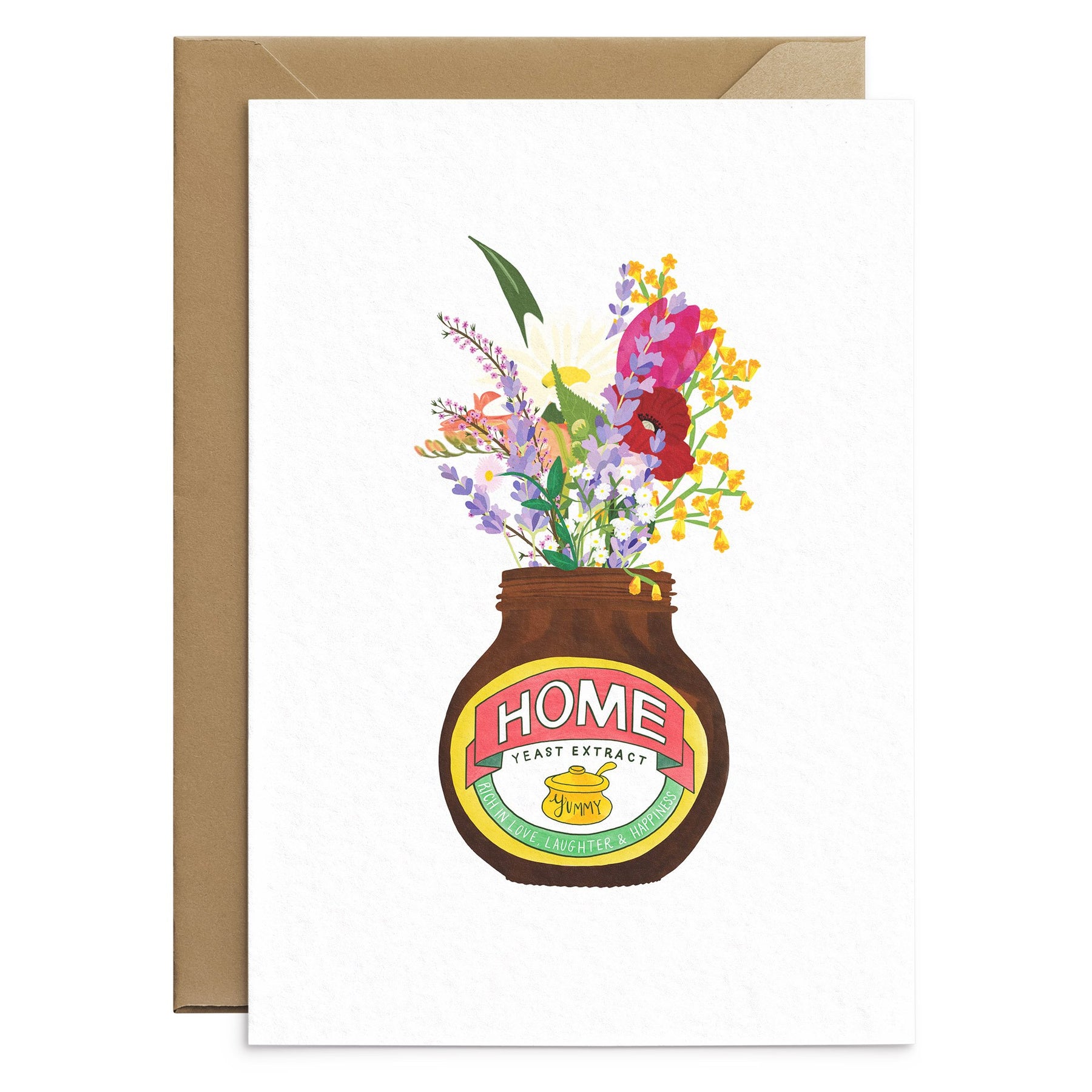 Home Jar & Flowers Card - Greeting Cards - Poppins & Co.