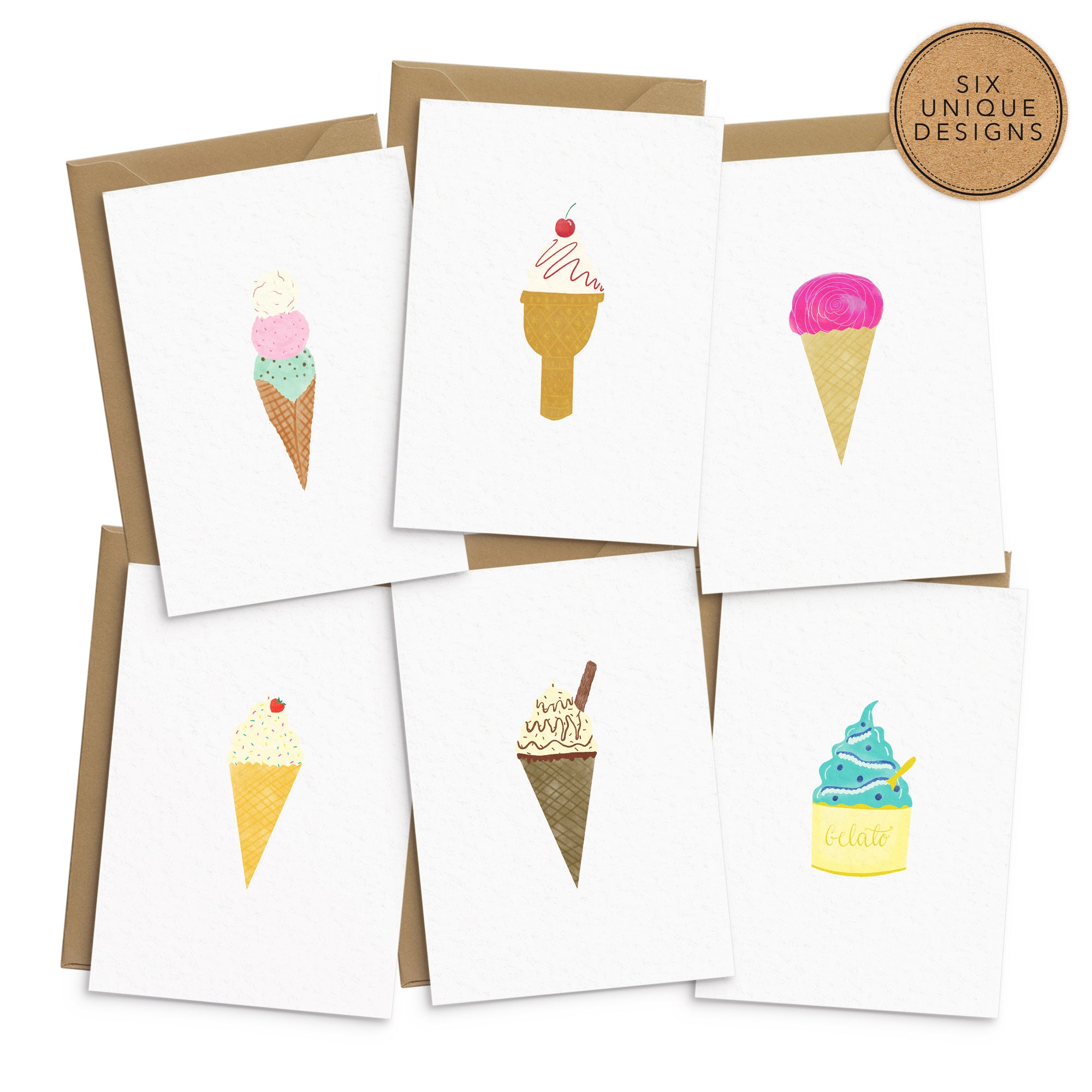 Ice Cream Cards - Card Sets - Poppins & Co.