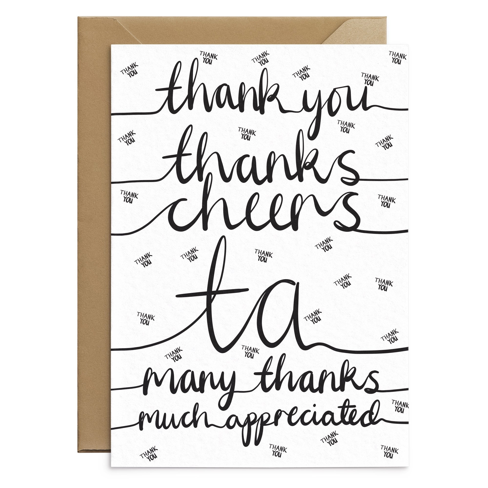 Funny Thank You Card – Poppins & Co.